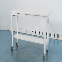 5' Portable White Lab Table | Surplus Solutions